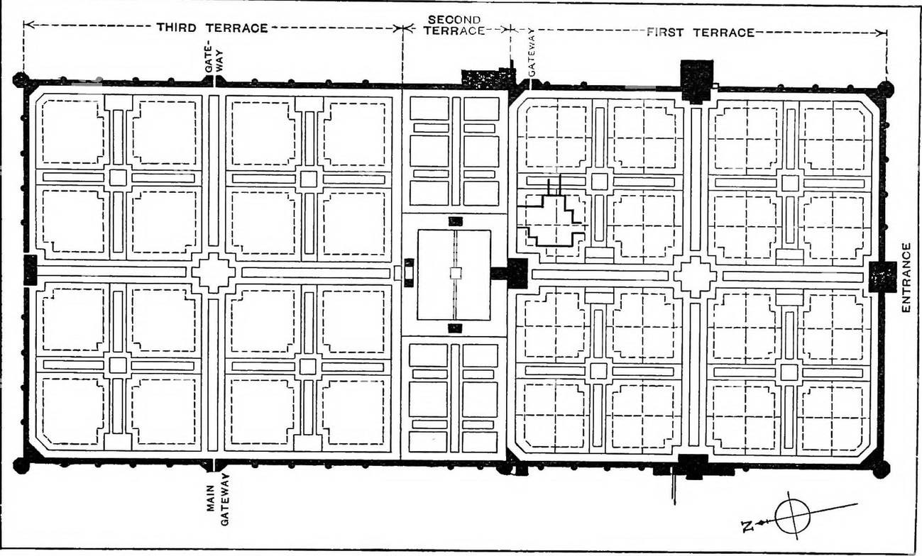 Shalimar Gardens Lahore Site Plan Fort And Shalamar Gardens In Lahore